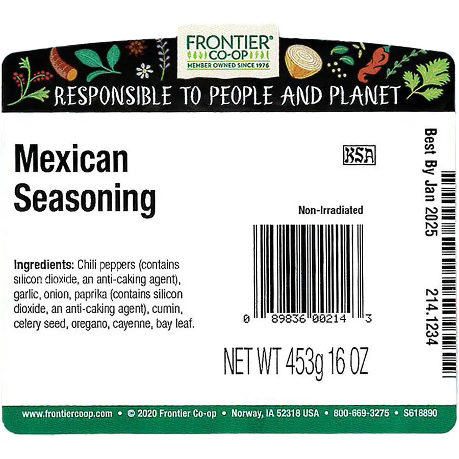 Mexican Seasoning 1 lb. – Aroma&Taste