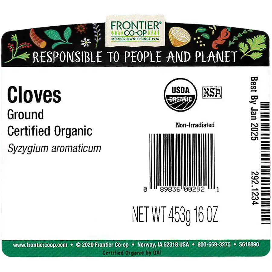 Cloves, Ground, Organic 1 lb – Aroma&Taste