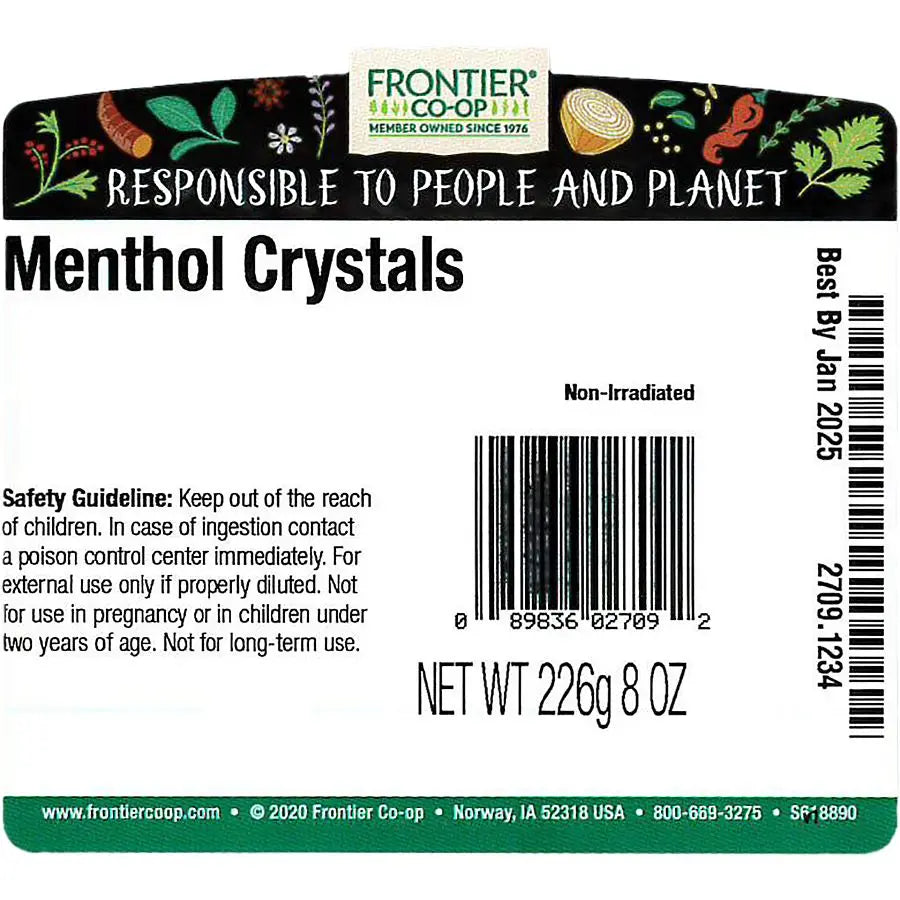 Menthol Crystals 1/2 lb. – Aroma&Taste