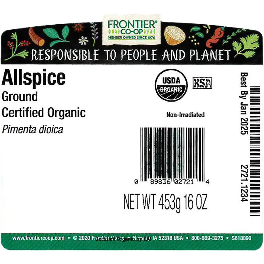 Select-Grade Allspice Powder, Organic 1 lb – Aroma&Taste
